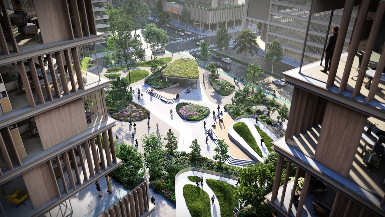 Landscape Architecture Rendering - Lumion